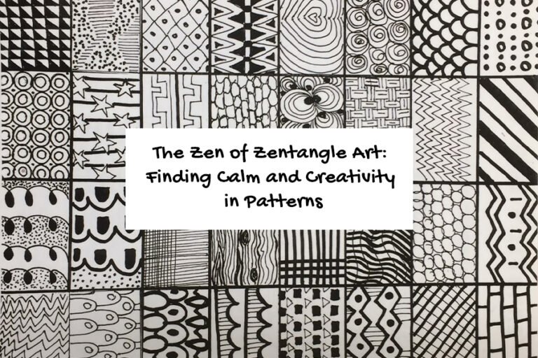 The Zen Of Zentangle Art: Finding Calm And Creativity In Patterns ...
